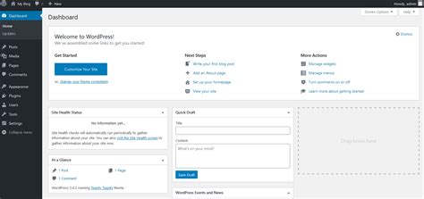 how to login to the wordpress dashboard inmotion hosting