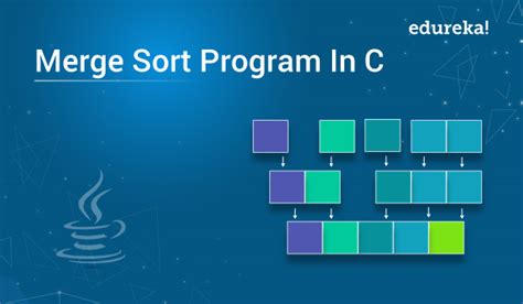 merge sort in c c program for merge sort edureka