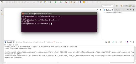 node js eclipse not recognising express node stack overflow