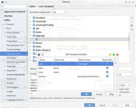 intellij idea 设置java方法注释模板 intellij idea 2019 2 zhizhesoft