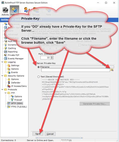 Bulletproof Ftp Server Windows Ftp Server With Sftp And Ftps