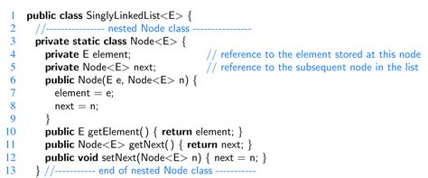 linked list java why don t self referential classes