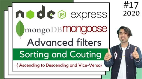 🔴 17 mongodb sorting and count query methods using mongoose and node