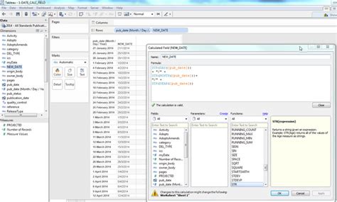 formatting date using a calculated field to dd mm yyyy tableau 8 0