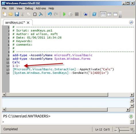 provide input to applications with powershell script application