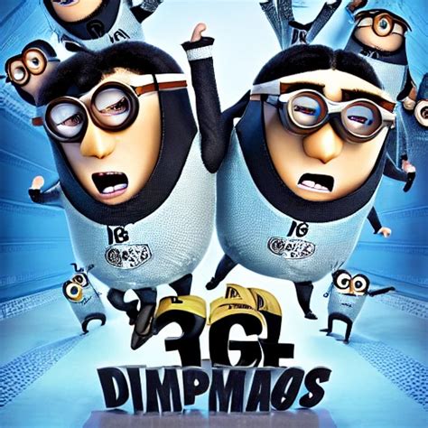A Poster Of He Migos As Seen In Millennium Despicable Me 2010