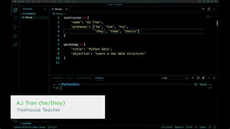 python sets how to treehouse