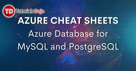 Azure Database For Mysql And Postgresql Cheat Sheet