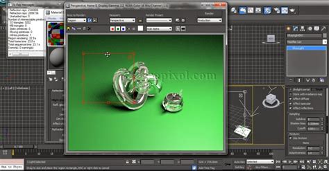 creating a glass material in v ray and 3ds max cg tutorial