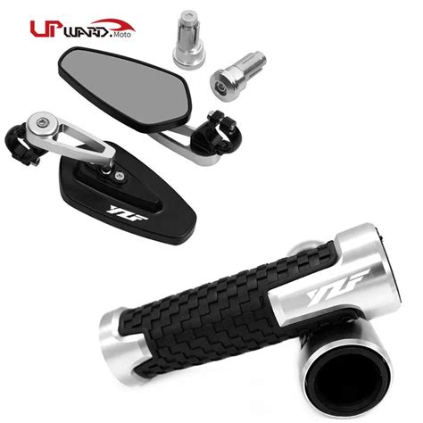 Motorcycle Aluminum Rear View Handle Bar End Side Rearview Fit For Yzf