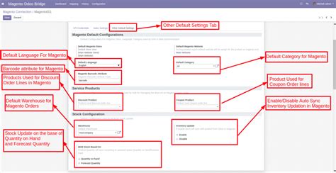 configuration for odoo bridge for magento 2x odoo bridge for magento