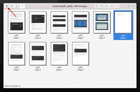 how to merge pdf files using gui and cli tools in linux