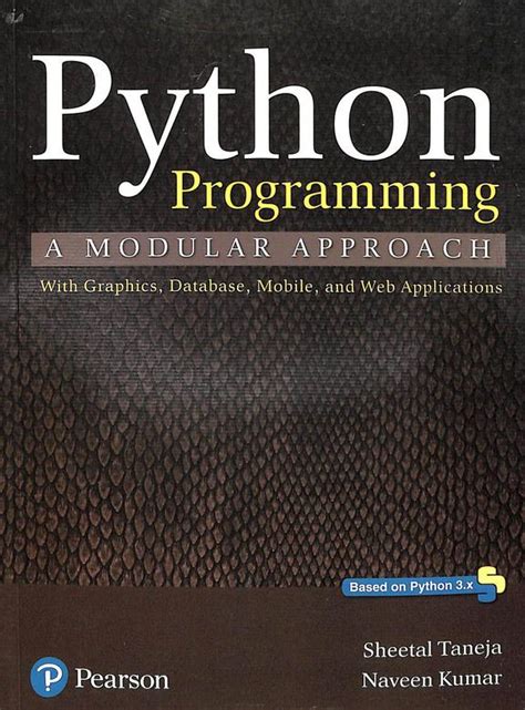 buy python programming a modular approach book