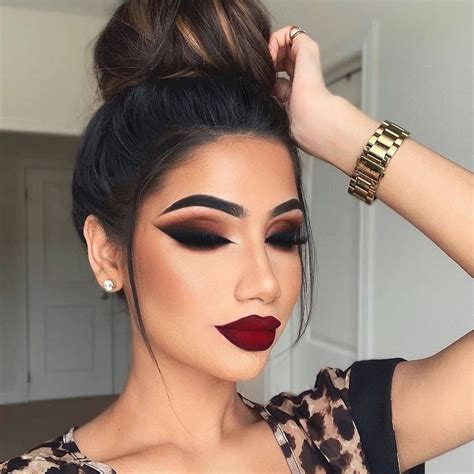 Black Smokey Eye With Red Lips Lalbachwacetio722