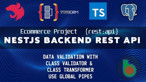 nestjs backend rest api ecommerce project data validation with class