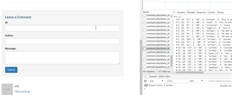 javascript i can not display the data from my json encode each