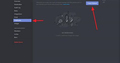 making a webhook for discord specifically patchnotes album on imgur
