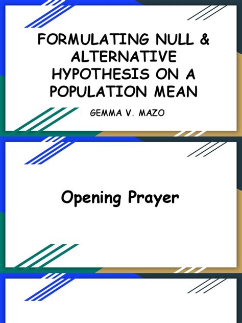 Formulating Null And Alternative Hypothesis Pdf Hypothesis