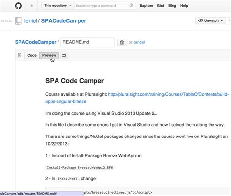 markdown working with readme md on stack overflow