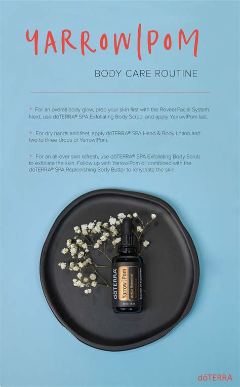 Yarrow Pom Body Care Routine Doterra Essential Oils Recipes Doterra