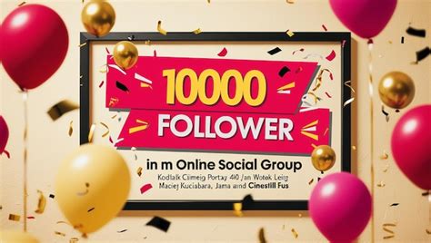 Thank You Followers Peoples 10k Online Social Group Happy Banner