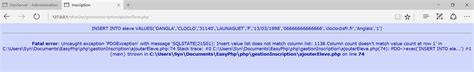 [résolu] fatal error uncaught exception pdoexception par bessekevin