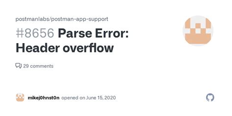 parse error header overflow · issue 8656 · postmanlabs postman app