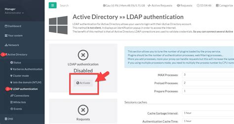 active directory ldap authentication artica wiki
