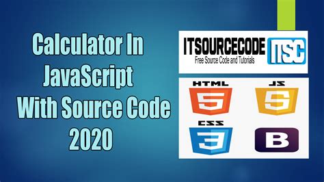 calculator in javascript source code video 2022