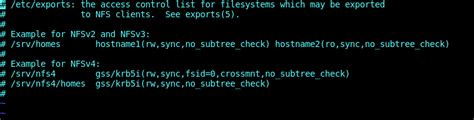linux nfs server setup and configuration with examples