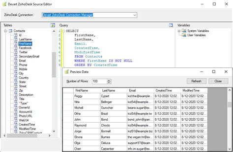 zoho desk ssis data flow components devart