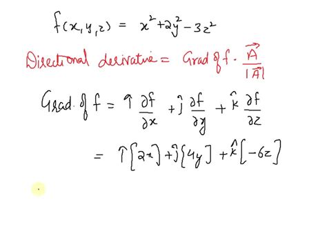 Solved 1 67 Points The Directional Derivative Can Be Calculated Using