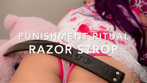 Punishment Ritual Severe Razor Strop 720p Assume The Position