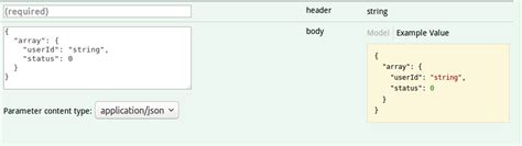 taking input as array in swagger not working stack overflow