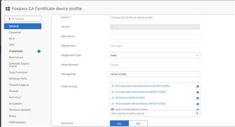 install scep certificate on windows using workspace one uem [old versions]