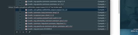 java gradle error library has broken path stack overflow