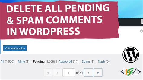 How To Delete All Pending Comments Using Plugin In Wordpress Spam