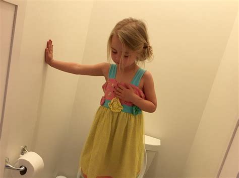 Mother Cries After Posting Photo Of Three Year Old Daughter Practising