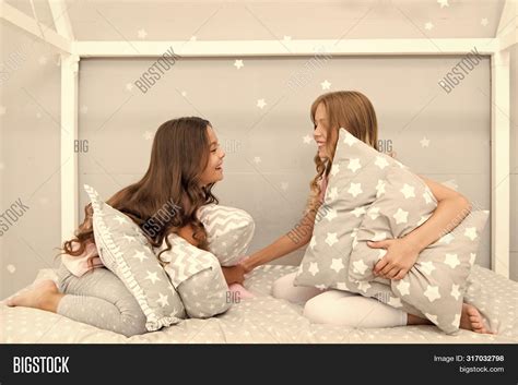 Pillow Fight Pajama Image And Photo Free Trial Bigstock