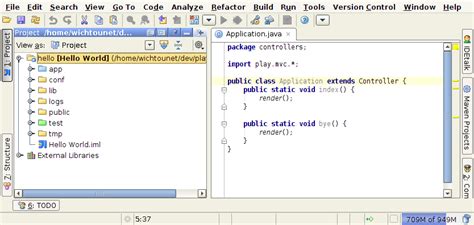 tip integrate play framework in intellij idea blog blog baptiste