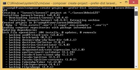installing adminlte as backend admin panel laravel project jogjatech