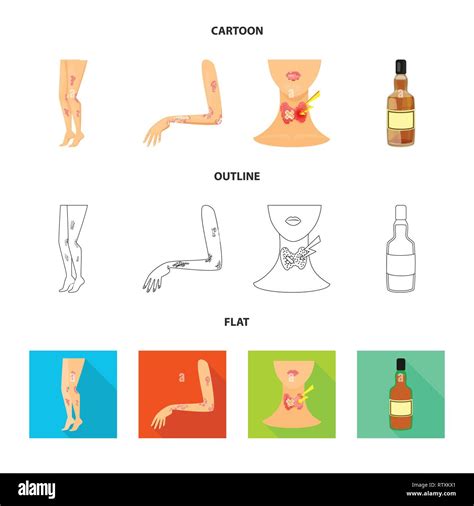 Psoriasis Endocrine Body Dermatitis System Bottle Skin Neck Whiskey