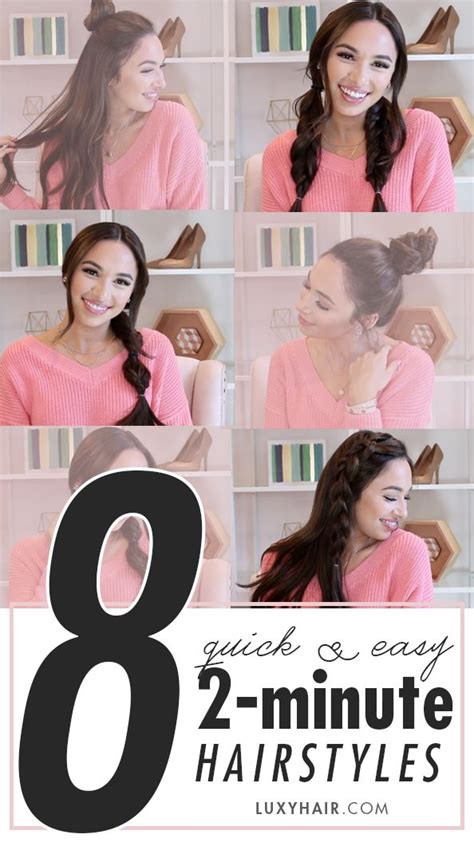 8 Wonderful 2 Minute Hairstyles For Long Hair