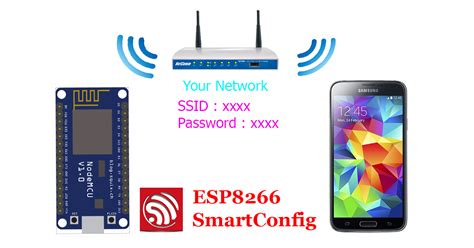 android arduino control esp8266 wifi smartconfig with
