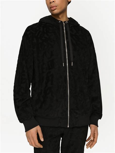 Dolce And Gabbana Dg Logo Jacquard Hoodie Farfetch