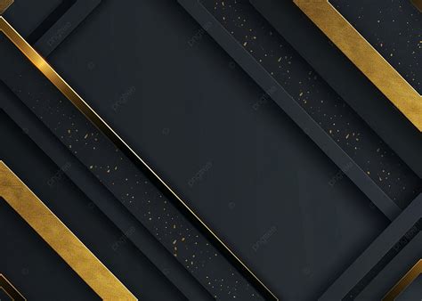 Latar Belakangdesain Latar Belakang Hitam Dan Emas Abstrak Yang Canggih