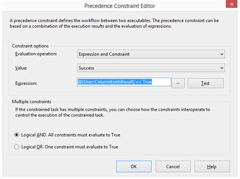 implement conditional if then else logic based on a sql server store
