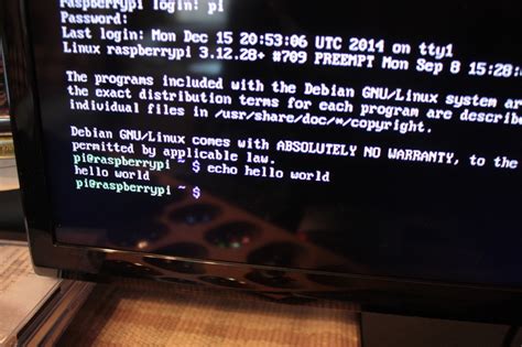 getting a terminal on your raspberry pi what is the command line