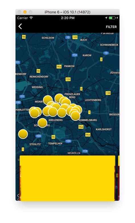 react native scrollview above map stack overflow