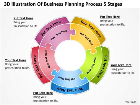 from slideteam customizable business workflow diagram 3d